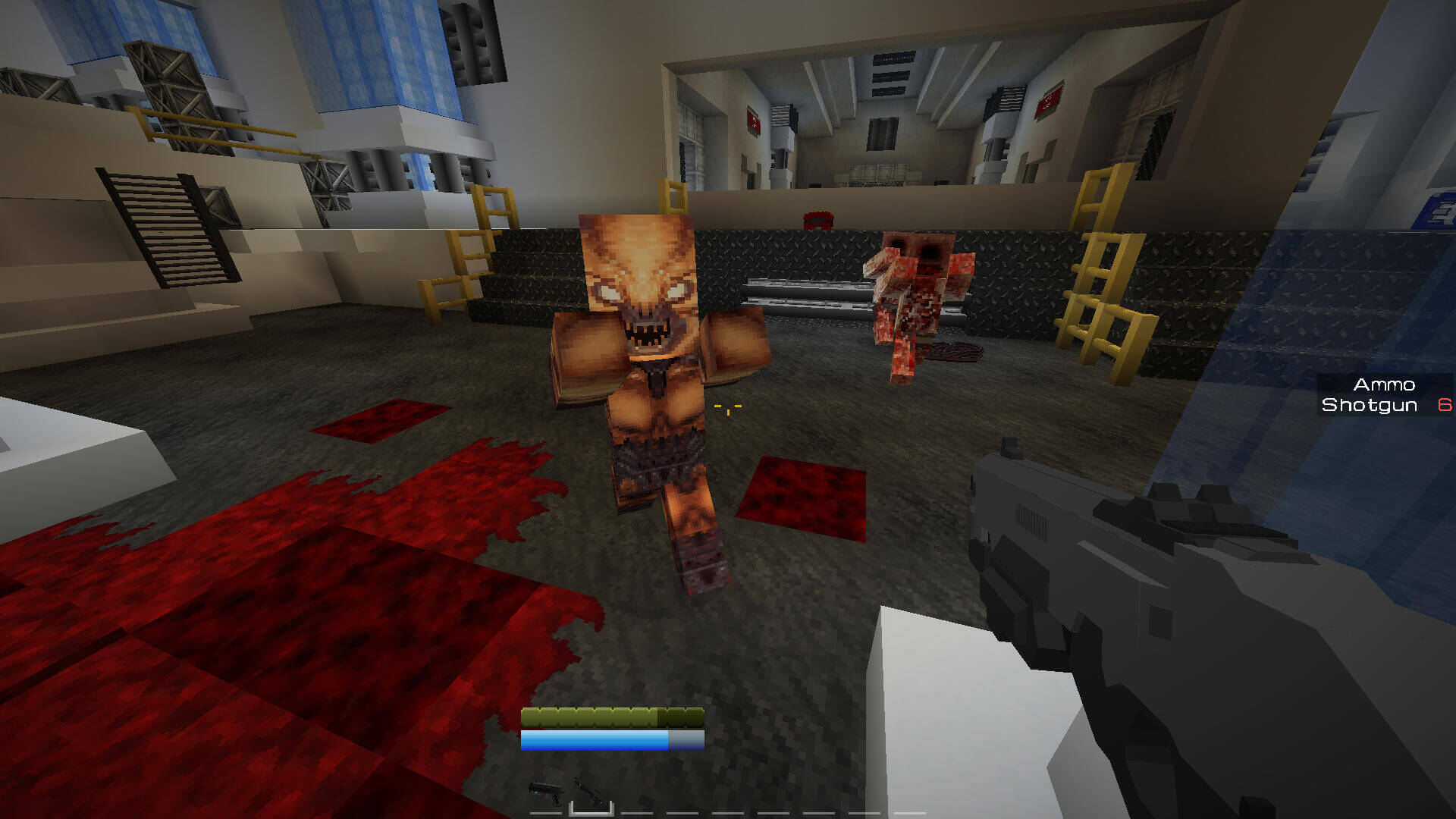 Minecraft - This map turns the game into a Doom shooter - Survival ...
