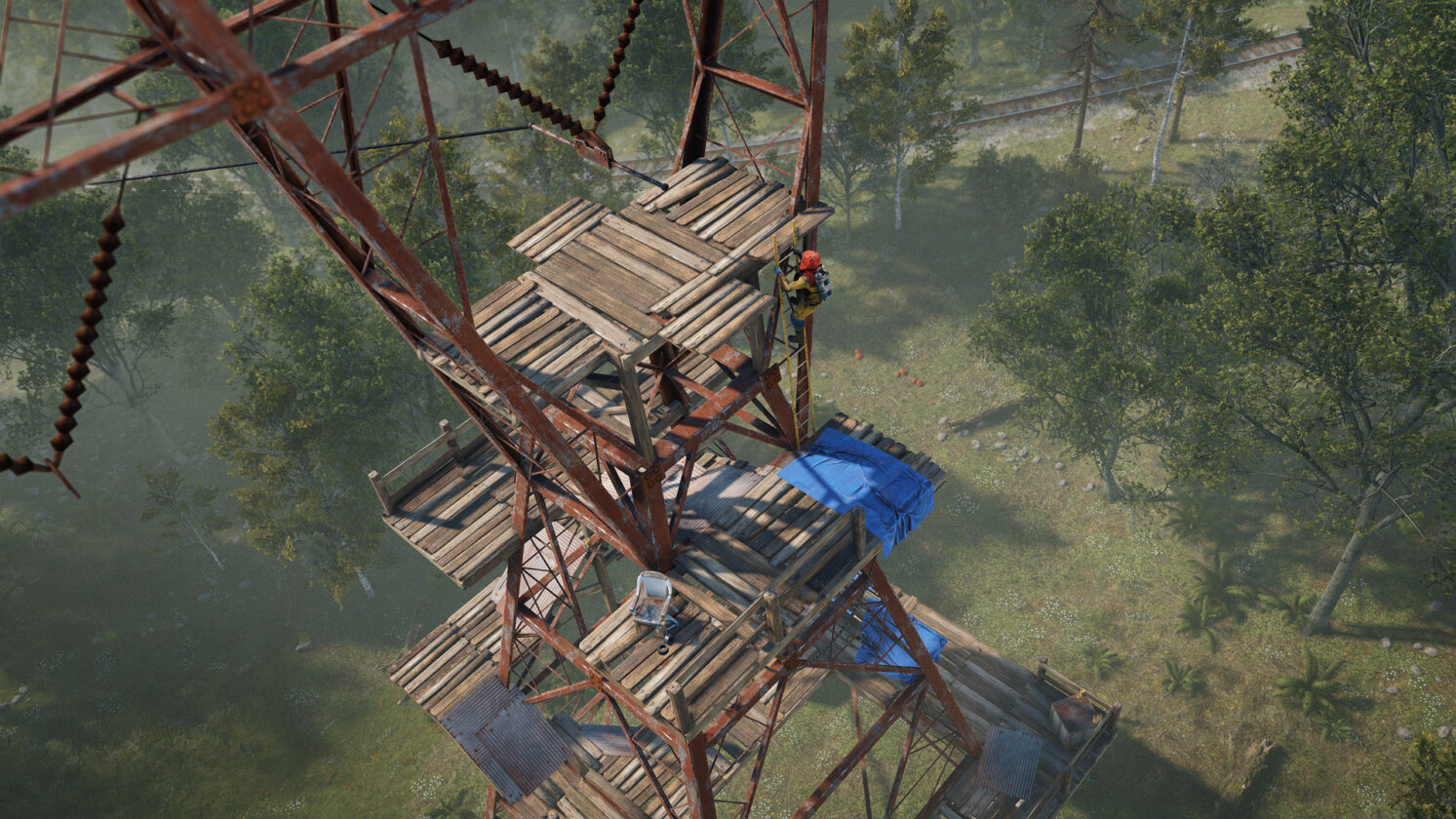 Rust - Update brings zipline and rail network into the game - Survival ...