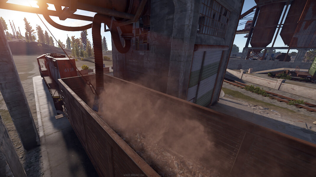 Rust - August update brings unloading event for trainyard monument ...