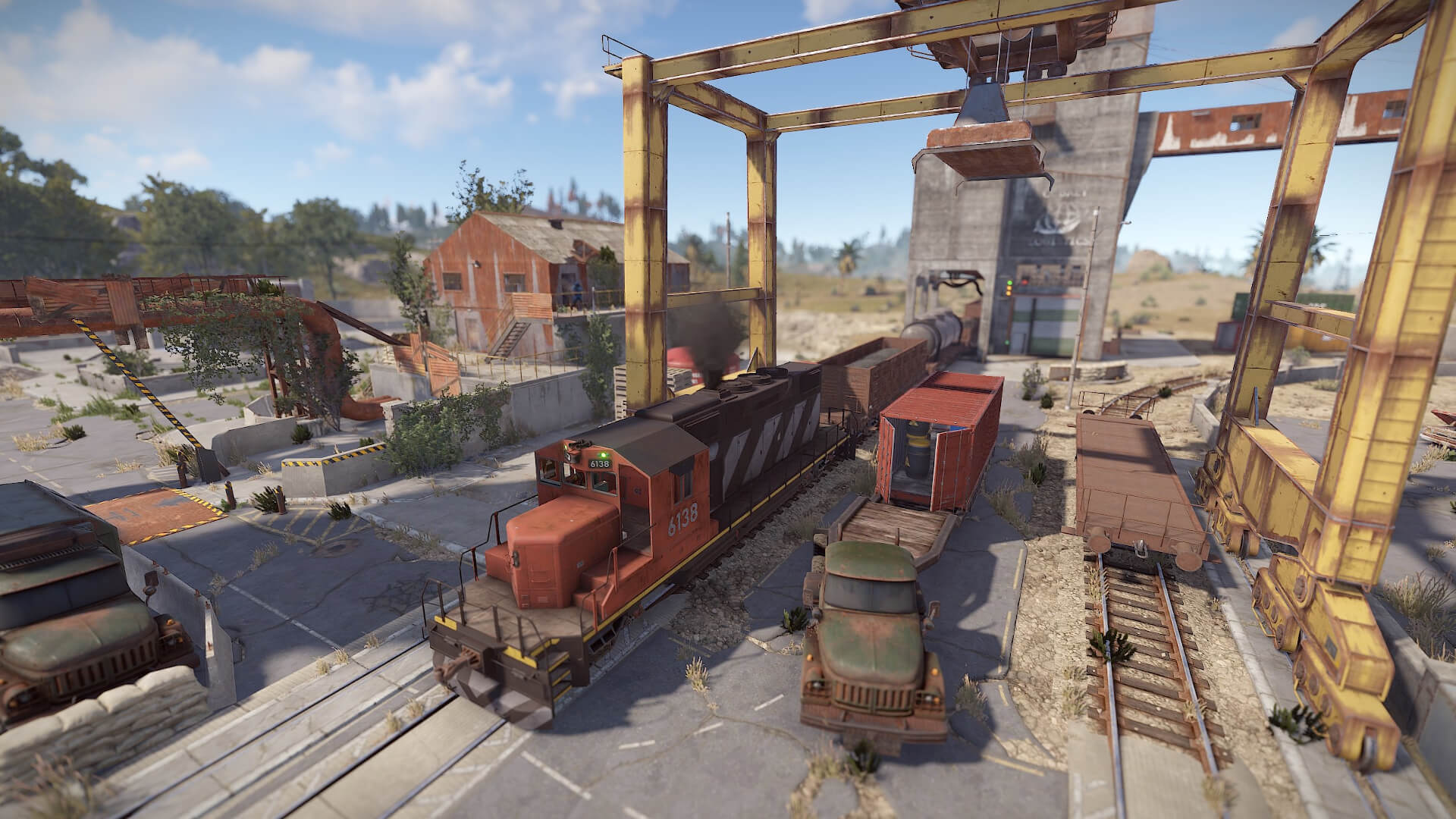 Rust - Update brings zipline and rail network into the game - Survival ...
