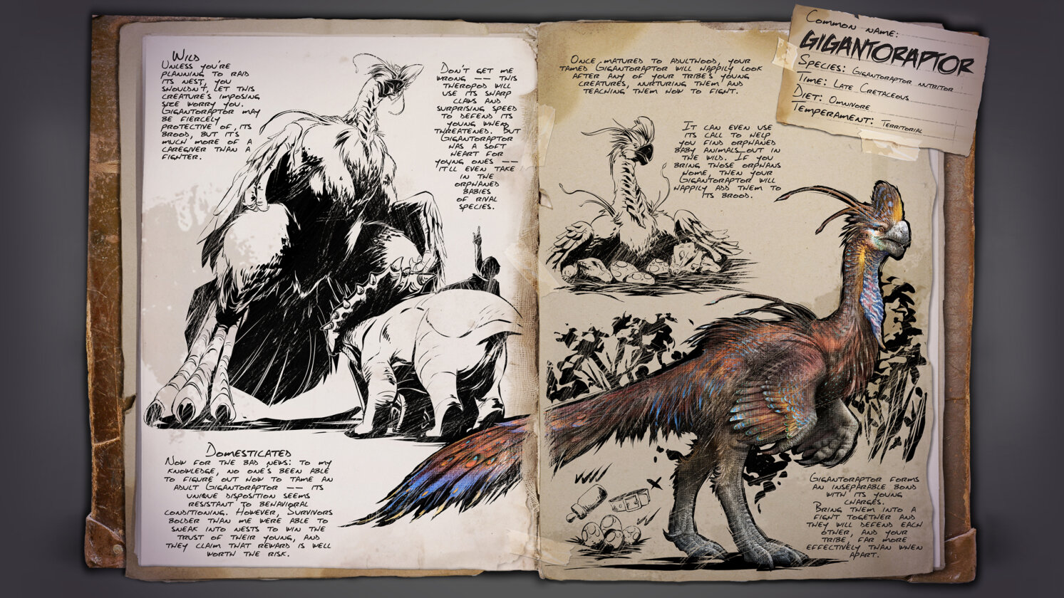 ARK: Survival Ascended - Dino Dossier for the Gigantoraptor - Survival ...