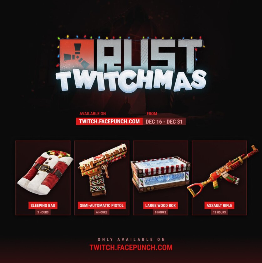 Rust - All information about the 2023 Christmas event - Survival ...